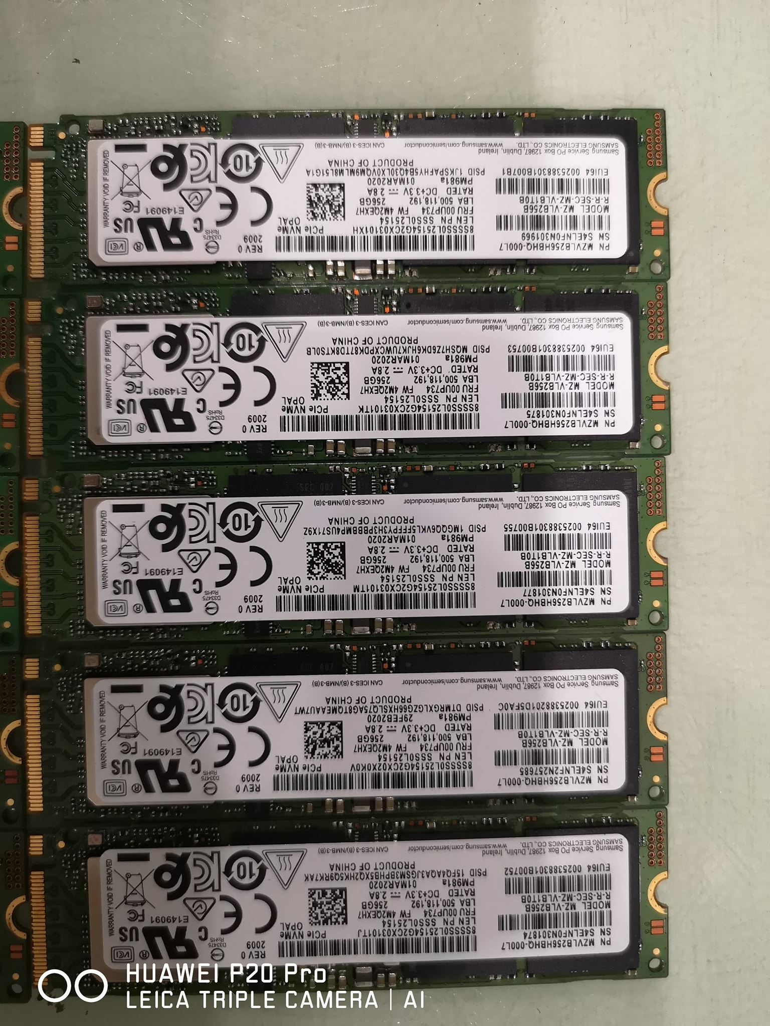 Samsung SSD 256GB PM981a M.2 2280 PCIe Gen3 x4 NVMe MZVLB256HBHQ มือสองสภาพสวยๆ ใช้ไปไม่กี่ ...